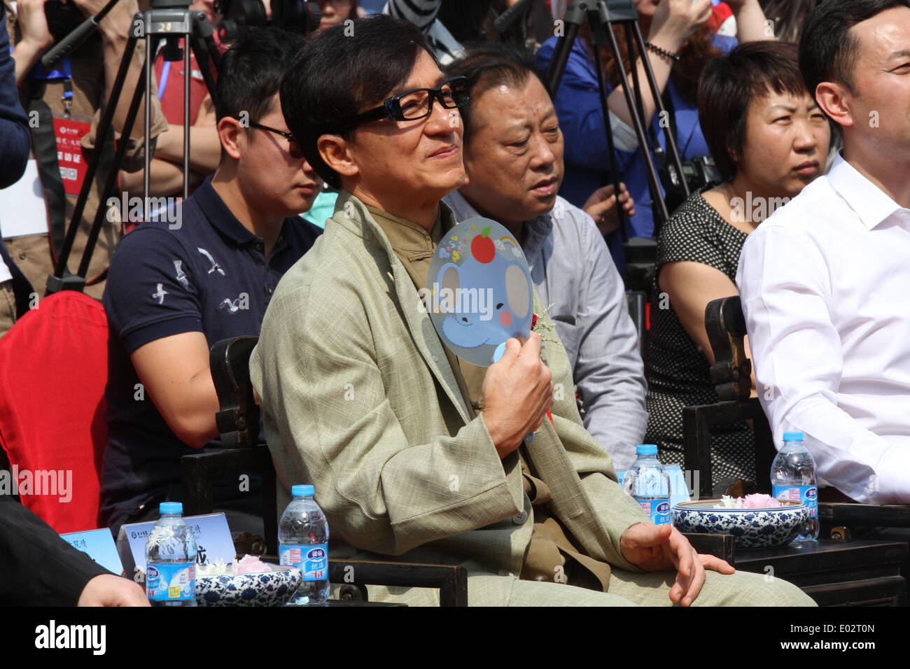 Jackie Chan attends press conference in Beijing,China on Sunday April ...