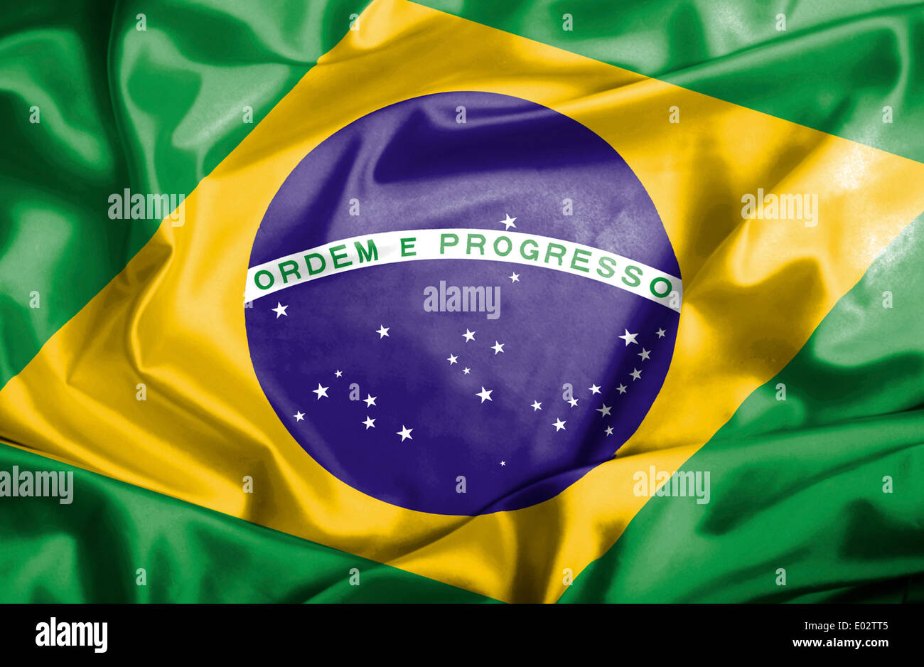 Brazil waving flag Stock Photo - Alamy Brazil waving flag Stock Photo - Alamy