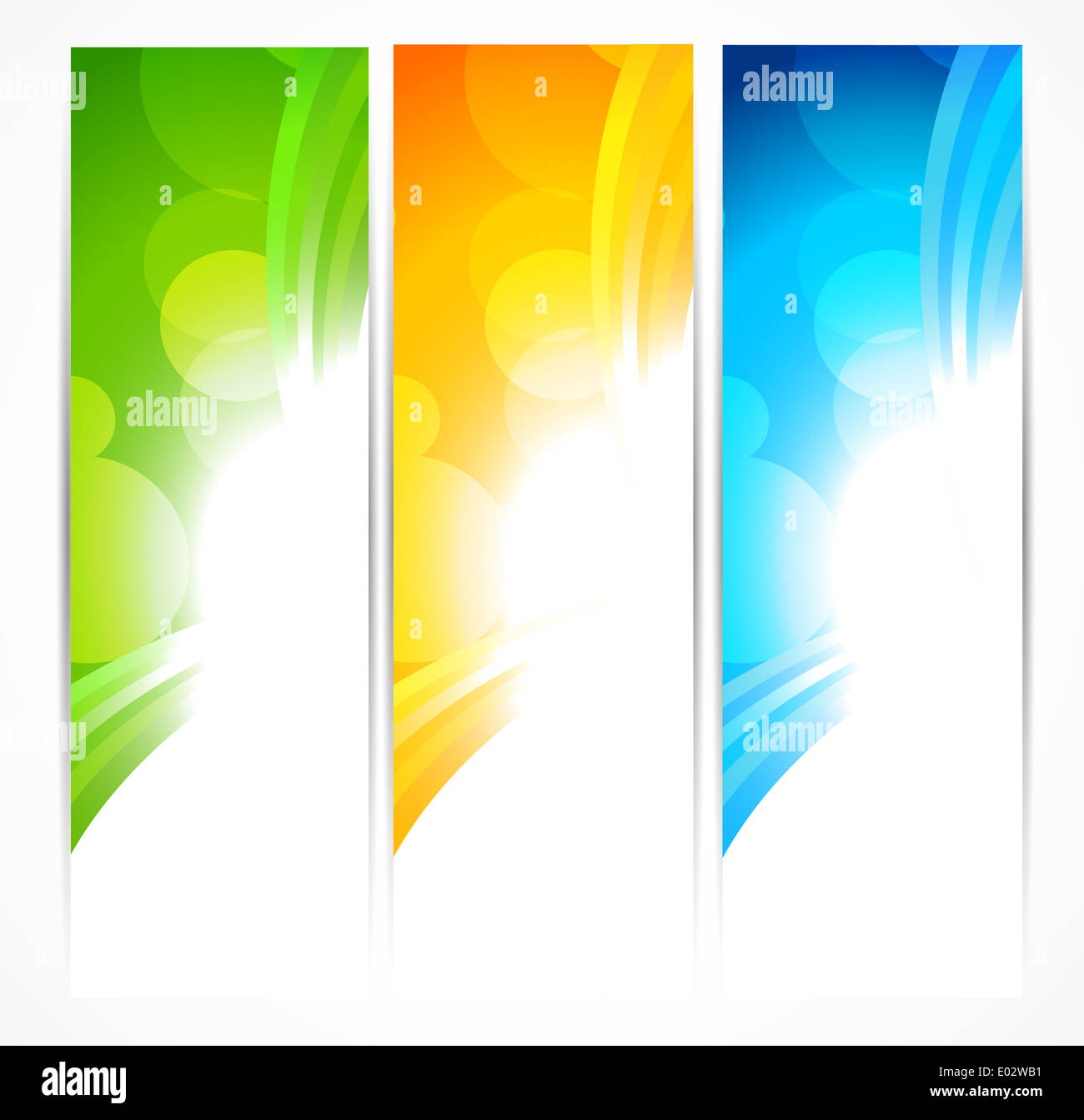 Set of bright banners. Abstract colorful illustration Stock Photo - Alamy