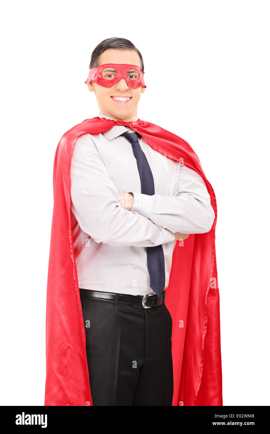 Caucasian superhero man hi-res stock photography and images - Alamy