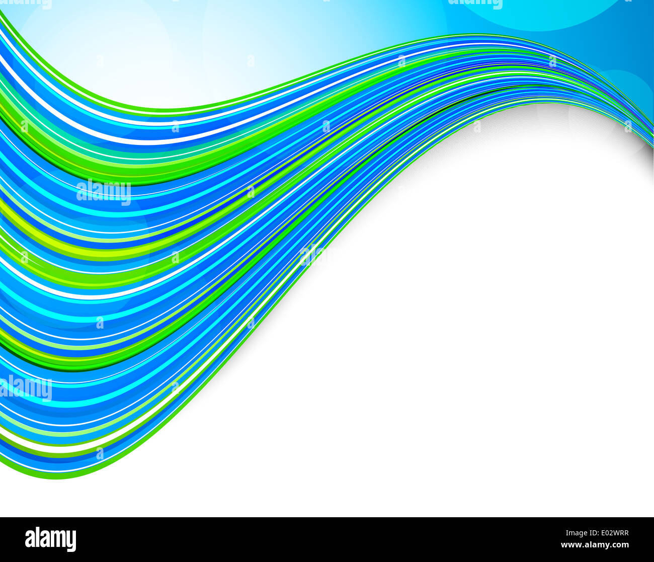 Abstract tech background. Colorful wavy illustration Stock Photo - Alamy