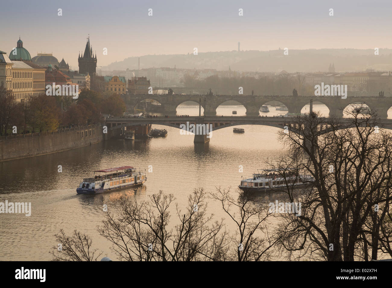 Prague riverfront hi-res stock photography and images - Alamy