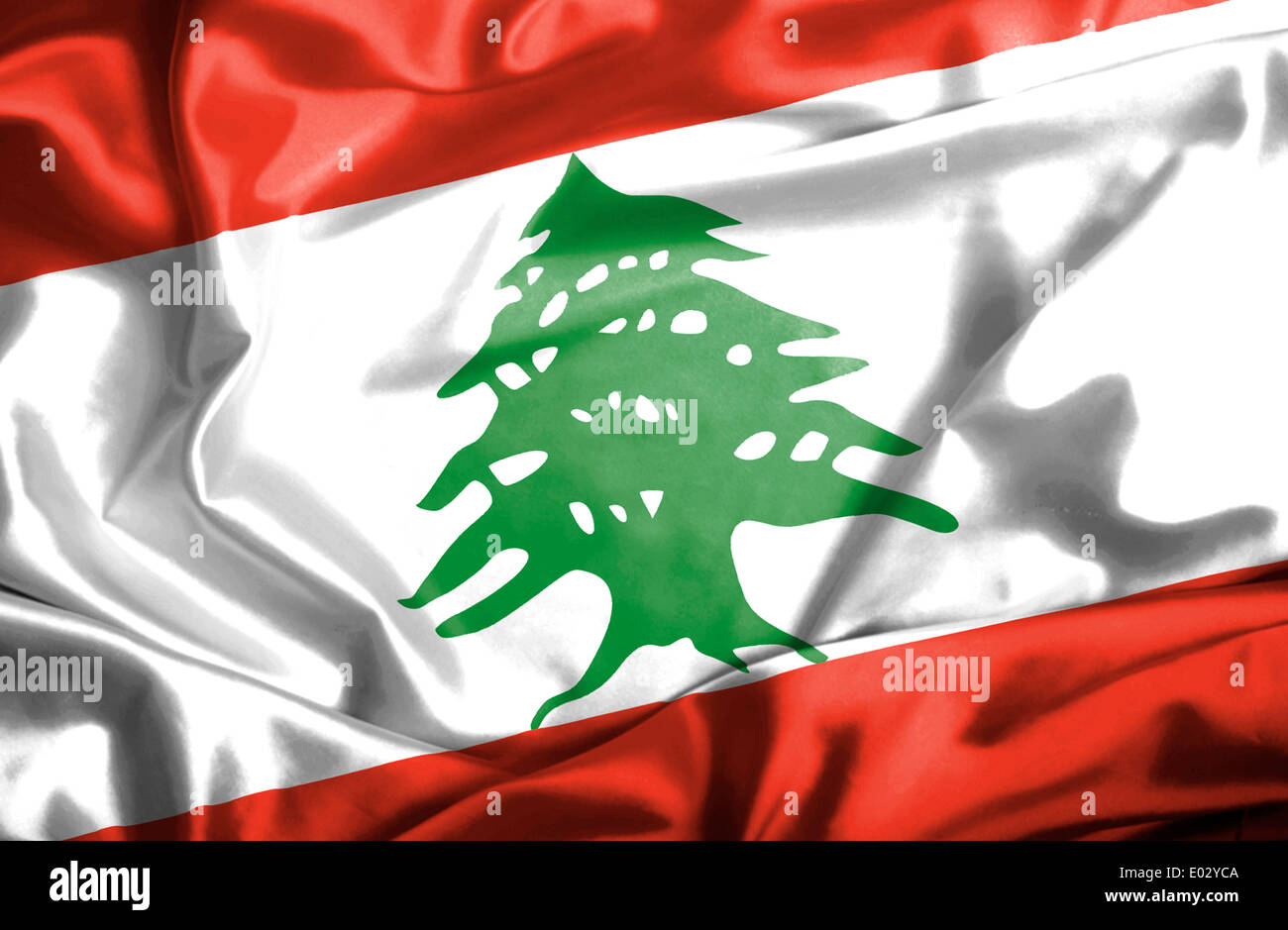 Lebanon lebanese national flag painting hi-res stock photography and ...