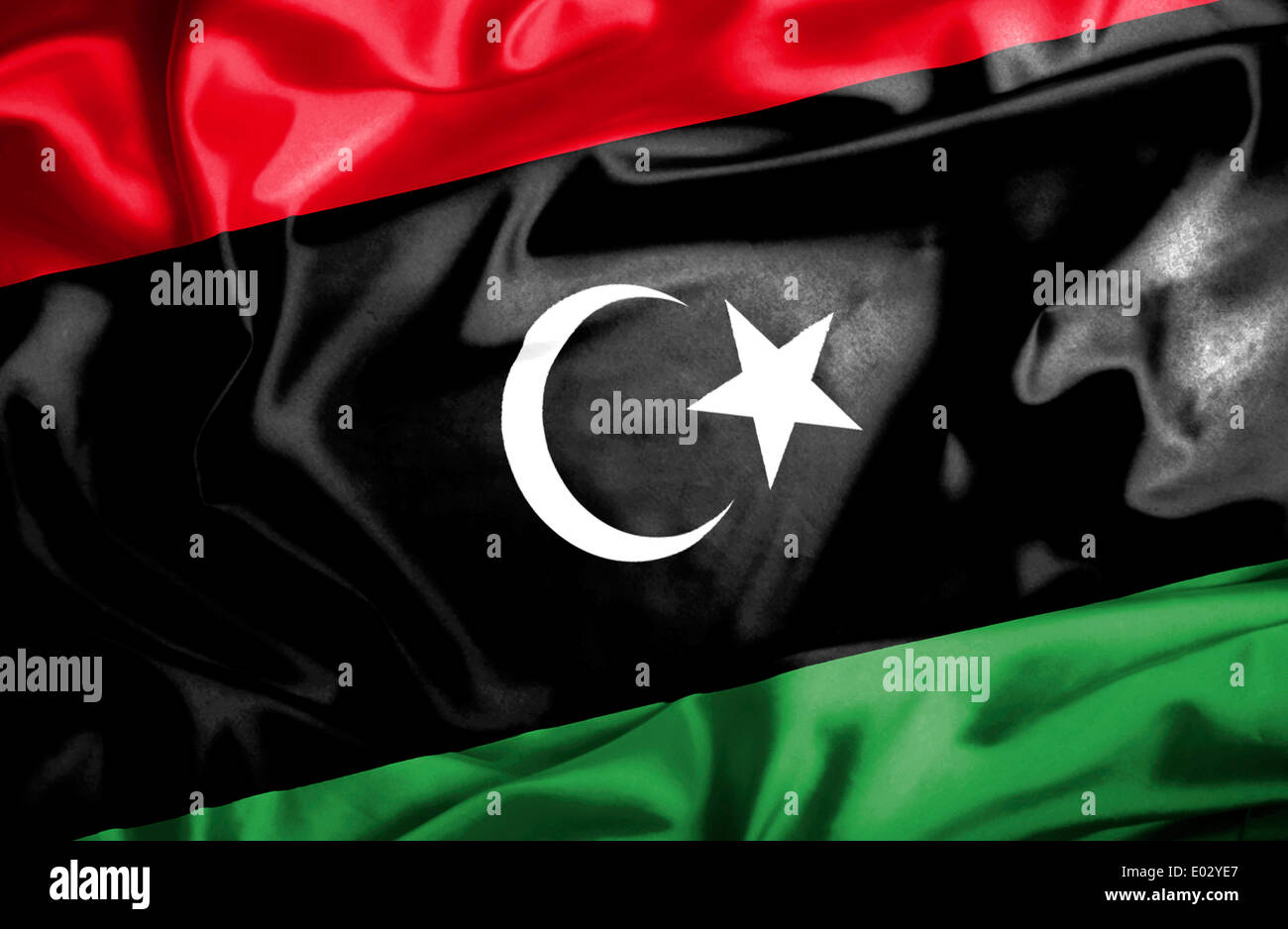 Old libyan flag hi-res stock photography and images - Alamy