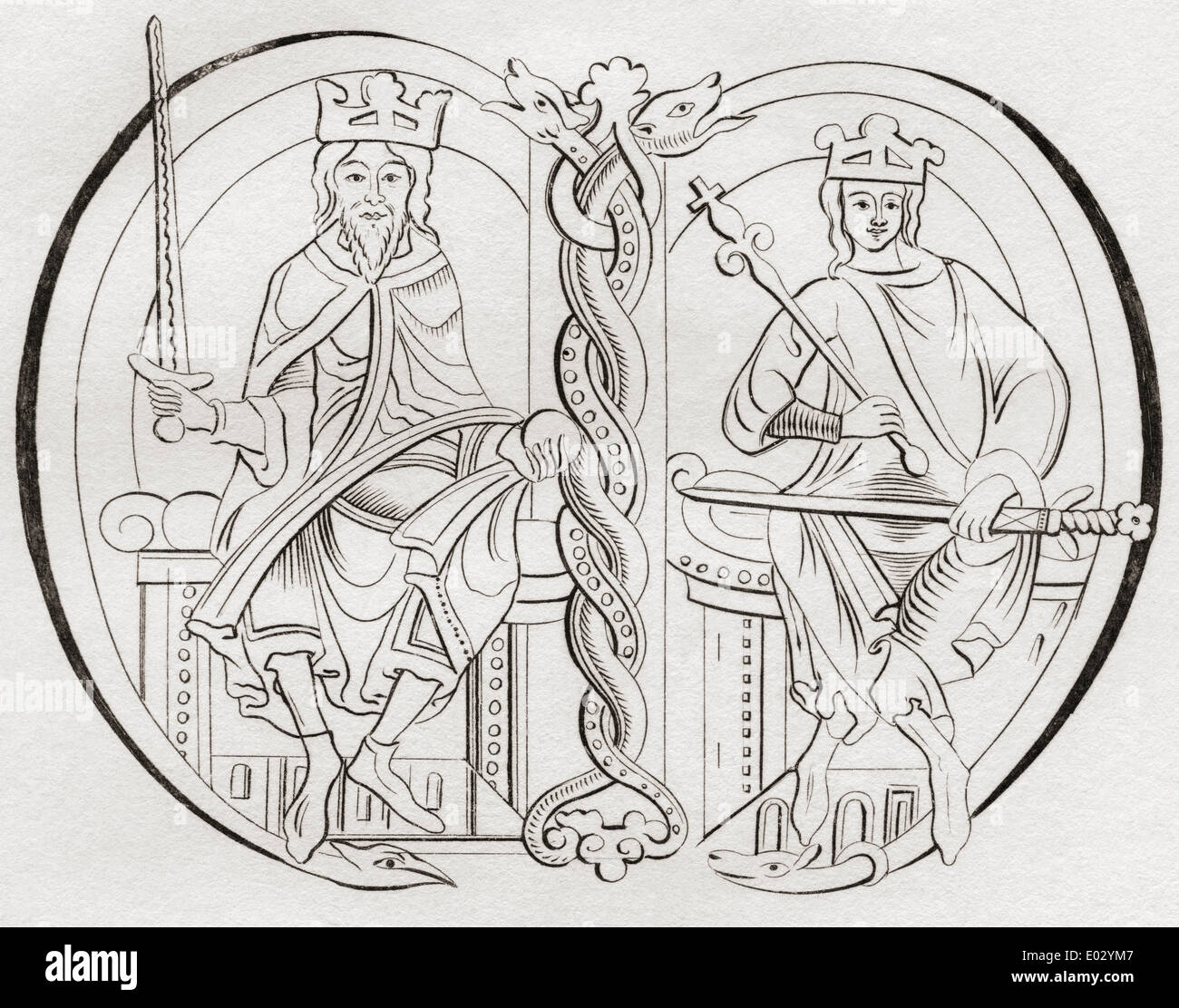 King david i and malcolm hi-res stock photography and images - Alamy