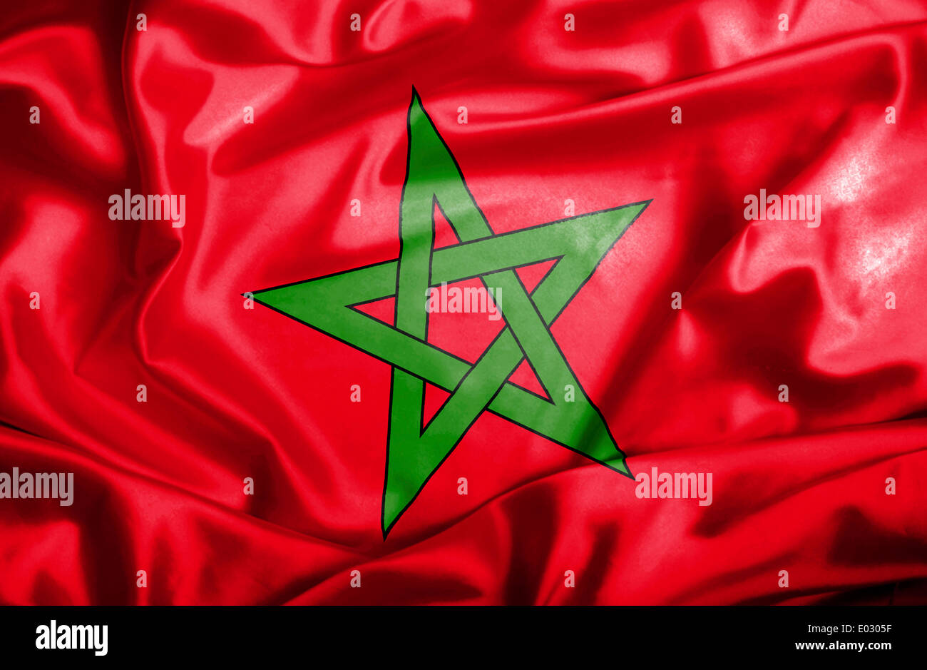 Morocco moving flag hi-res stock photography and images - Alamy