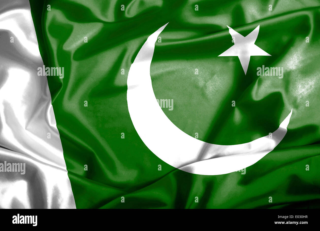 Pakistan waving flag Stock Photo - Alamy