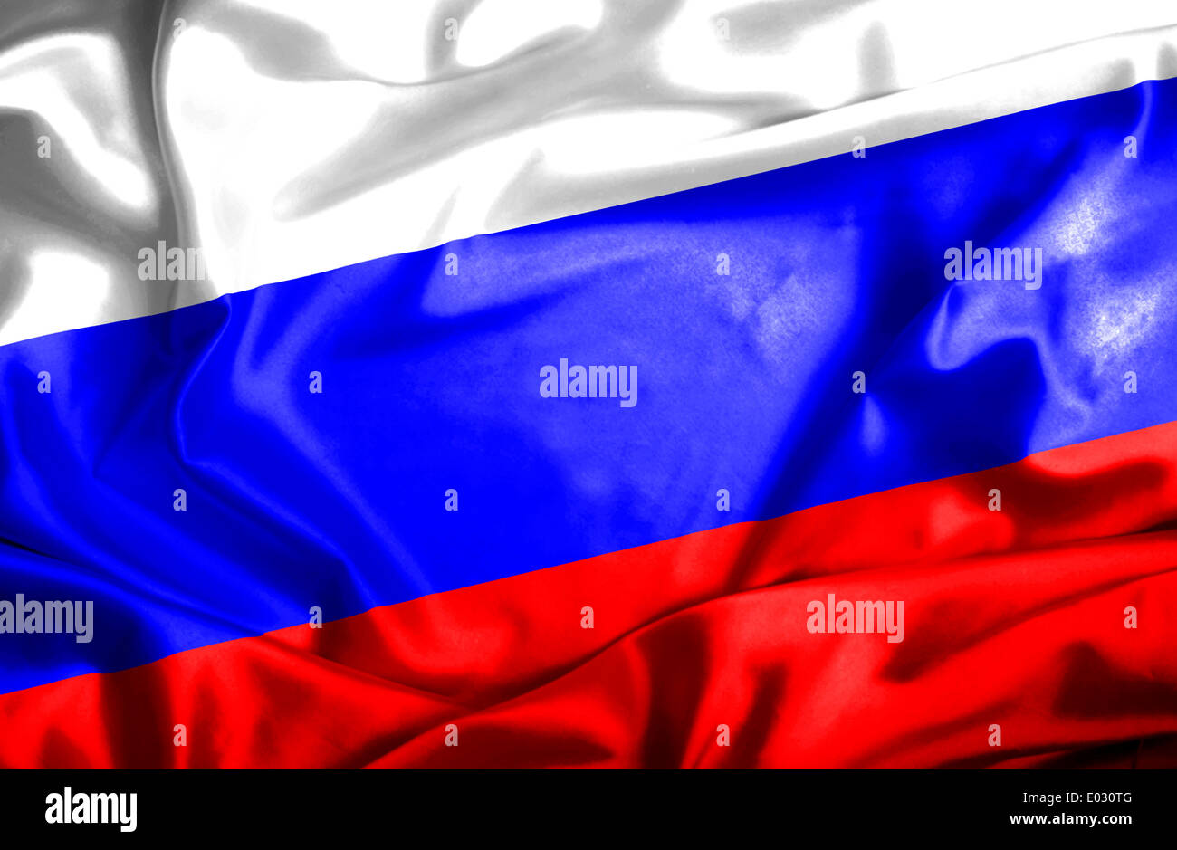 Russia waving flag Stock Photo - Alamy