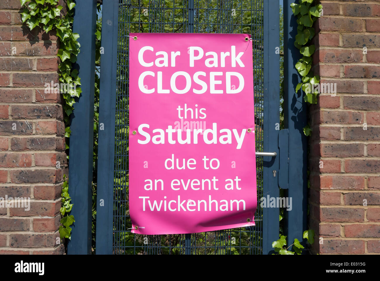 Car park closed hi-res stock photography and images - Alamy