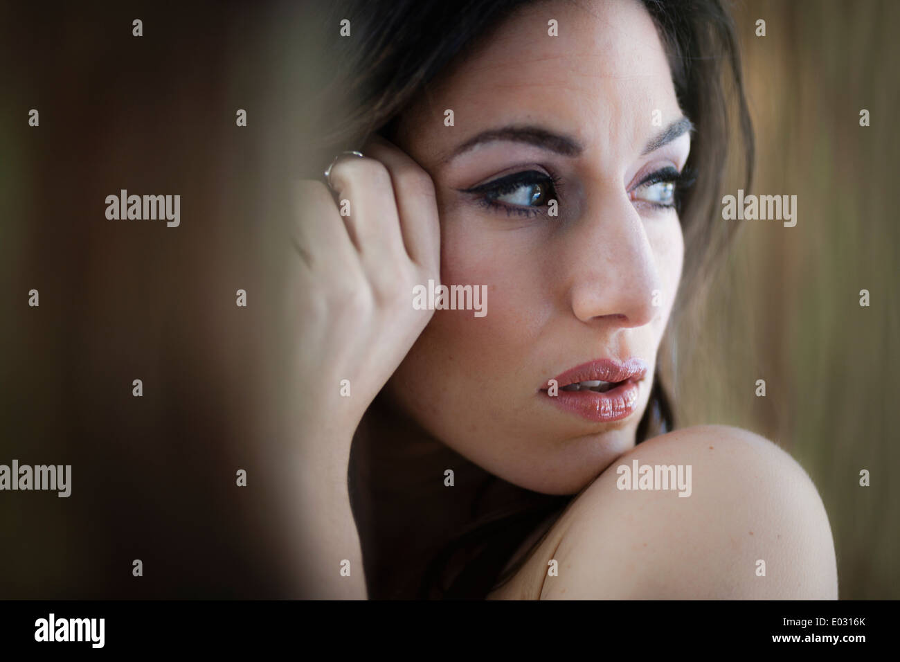Woman up in a tree hi-res stock photography and images - Alamy