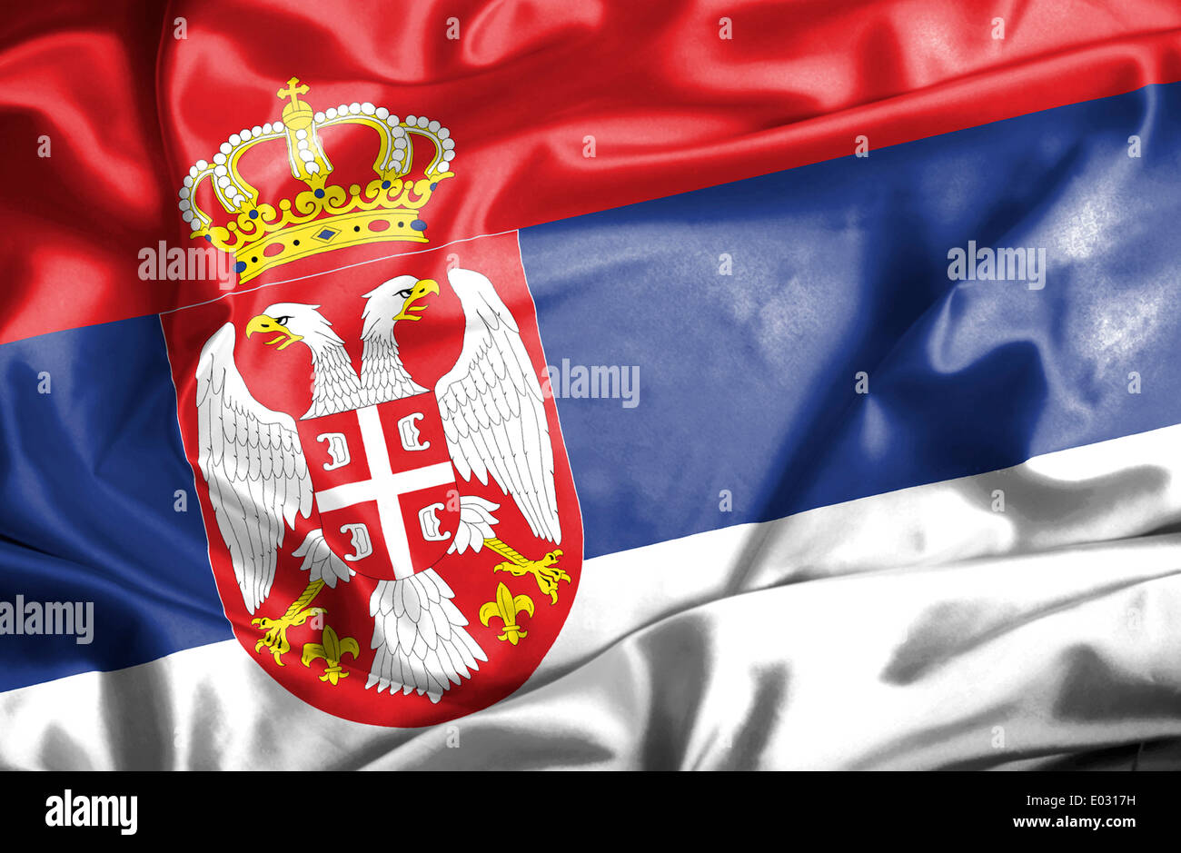 Serbian border sign hi-res stock photography and images - Alamy