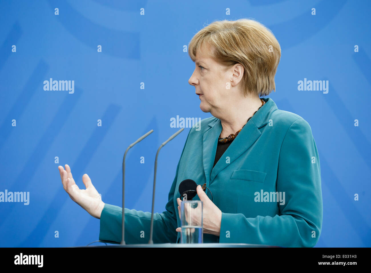 Berlin, Germany. April 30th, 2014.Shinzo Abe, Prime Minister of Japan ...