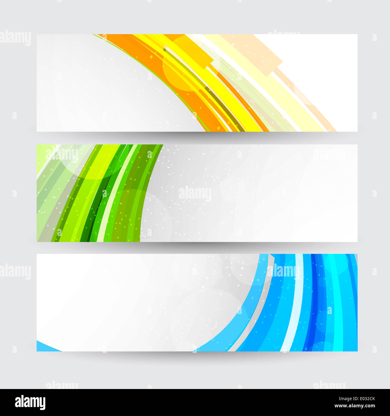 Set of banners. Abstract colorful illustration Stock Photo - Alamy