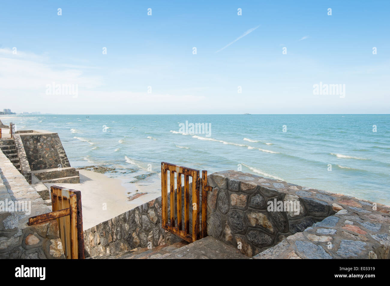 sea view beautiful sea and sky Stock Photo - Alamy