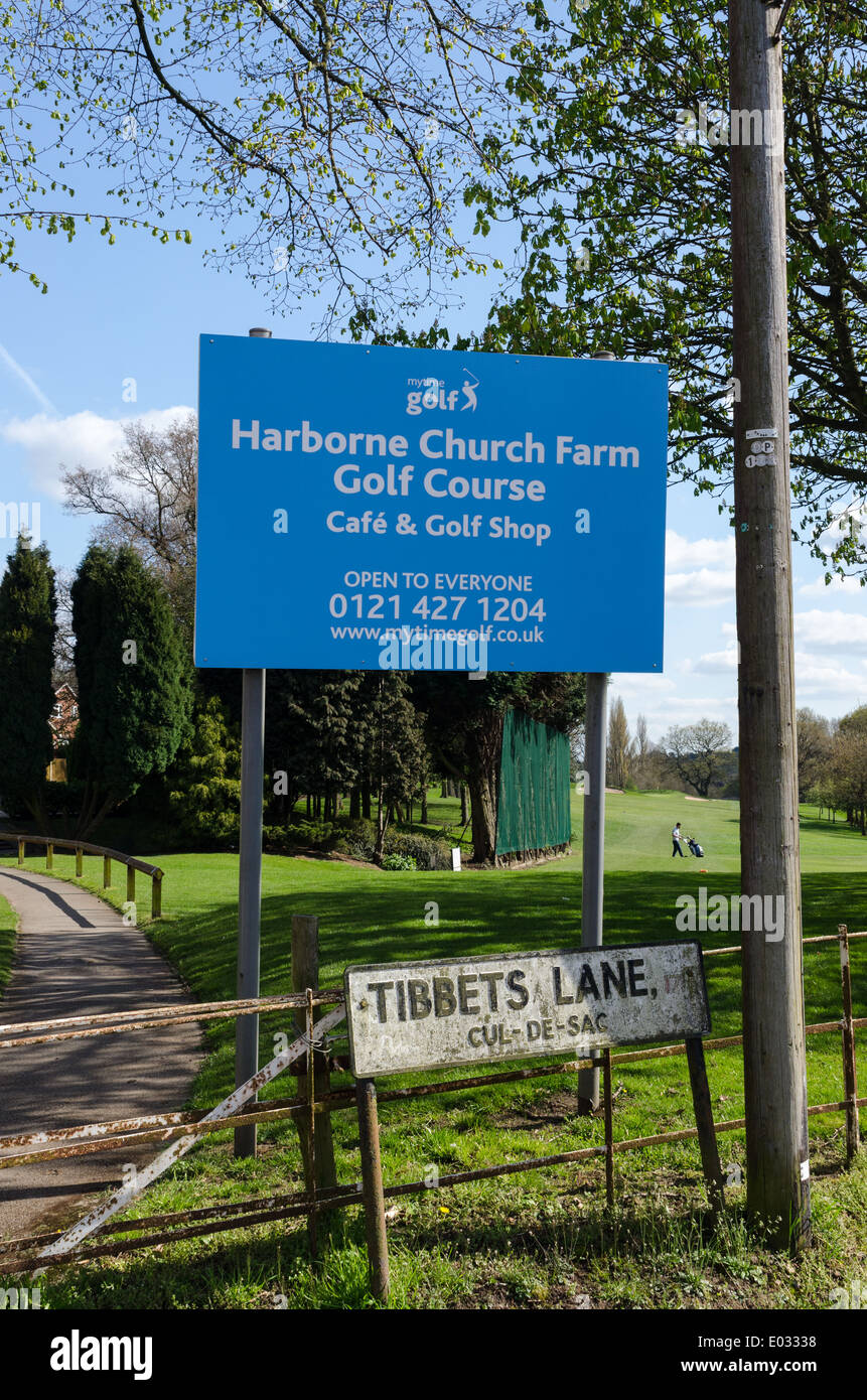 Harborne Church Farm Golf Course Stock Photo - Alamy