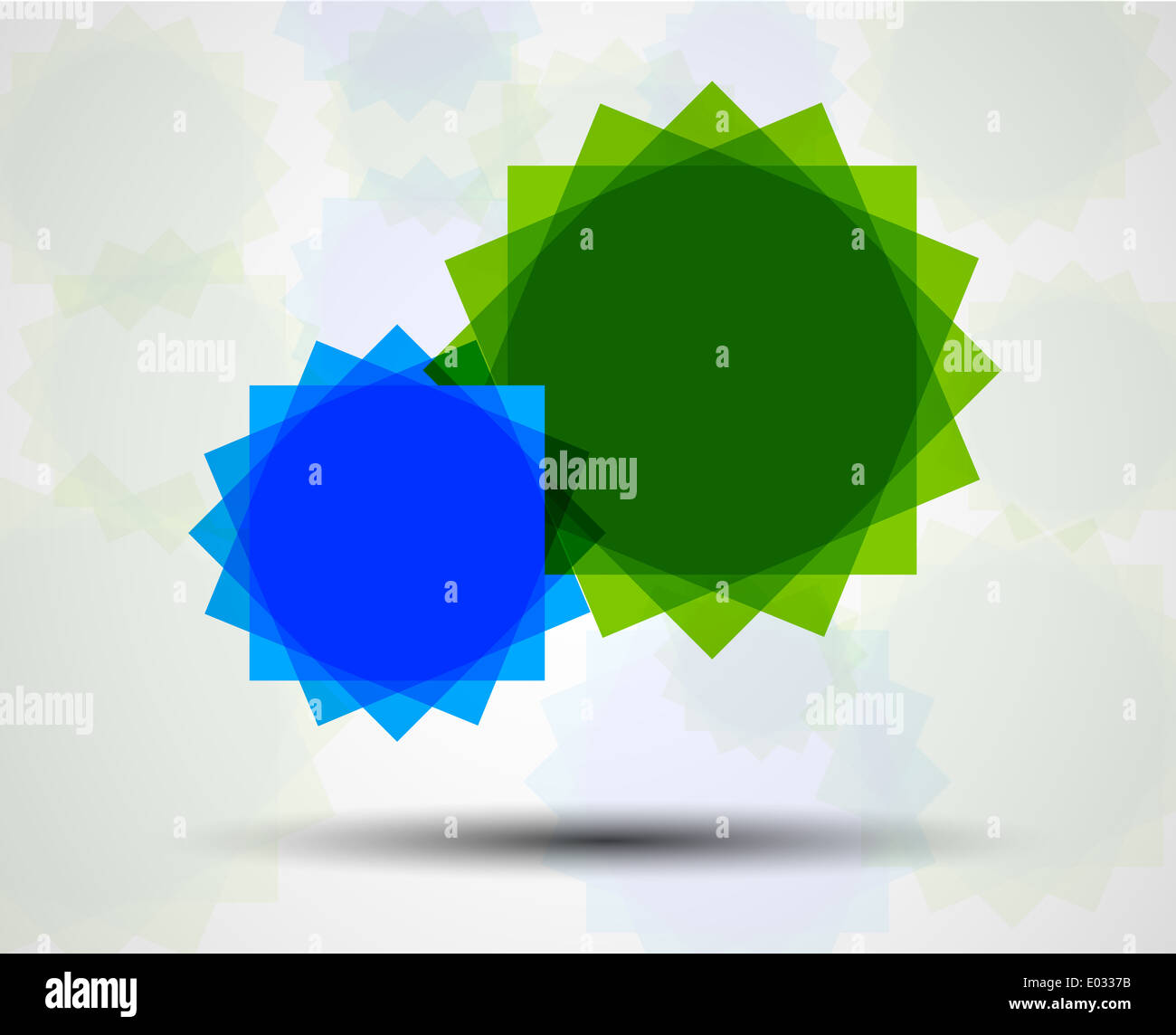 Bright background with blue and green element. Abstract illustration ...