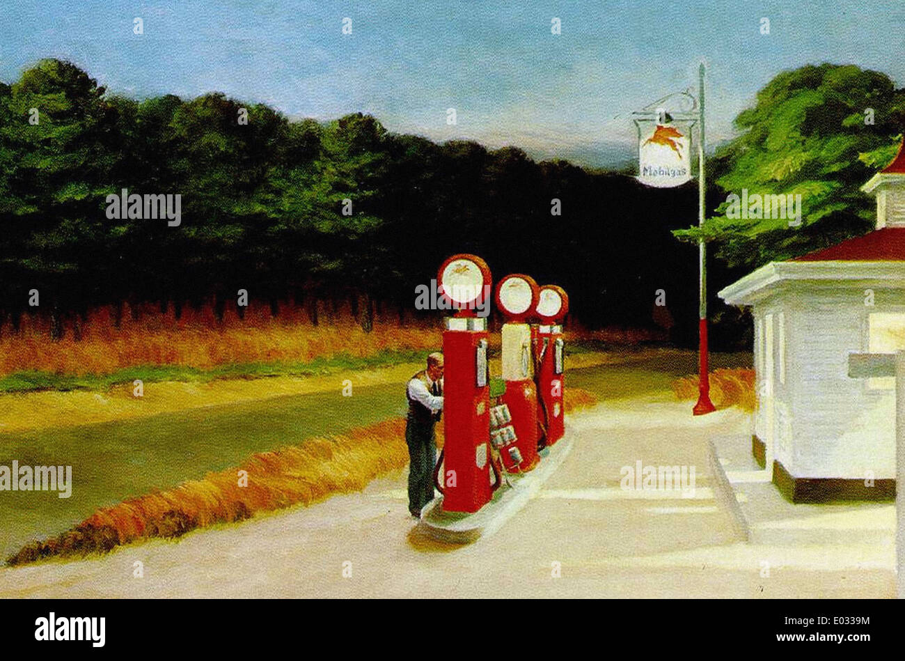 Edward Hopper Gas Stock Photo - Alamy