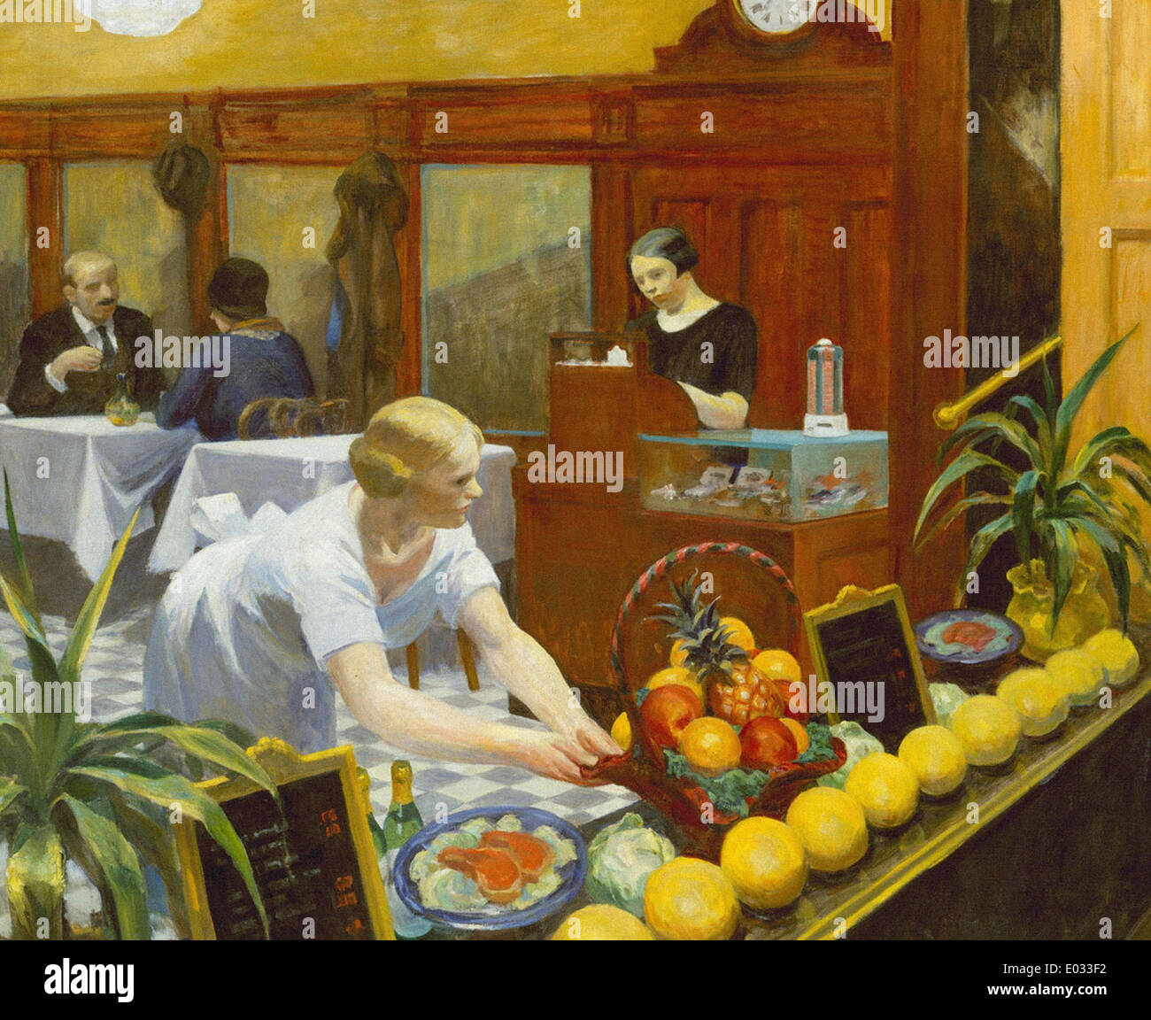 Edward Hopper Table for Ladies Stock Photo - Alamy