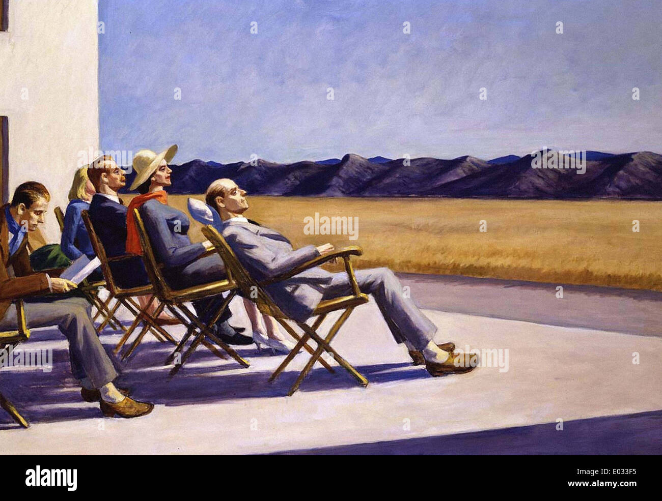 Painting edward hopper people in the sun hi-res stock photography and ...