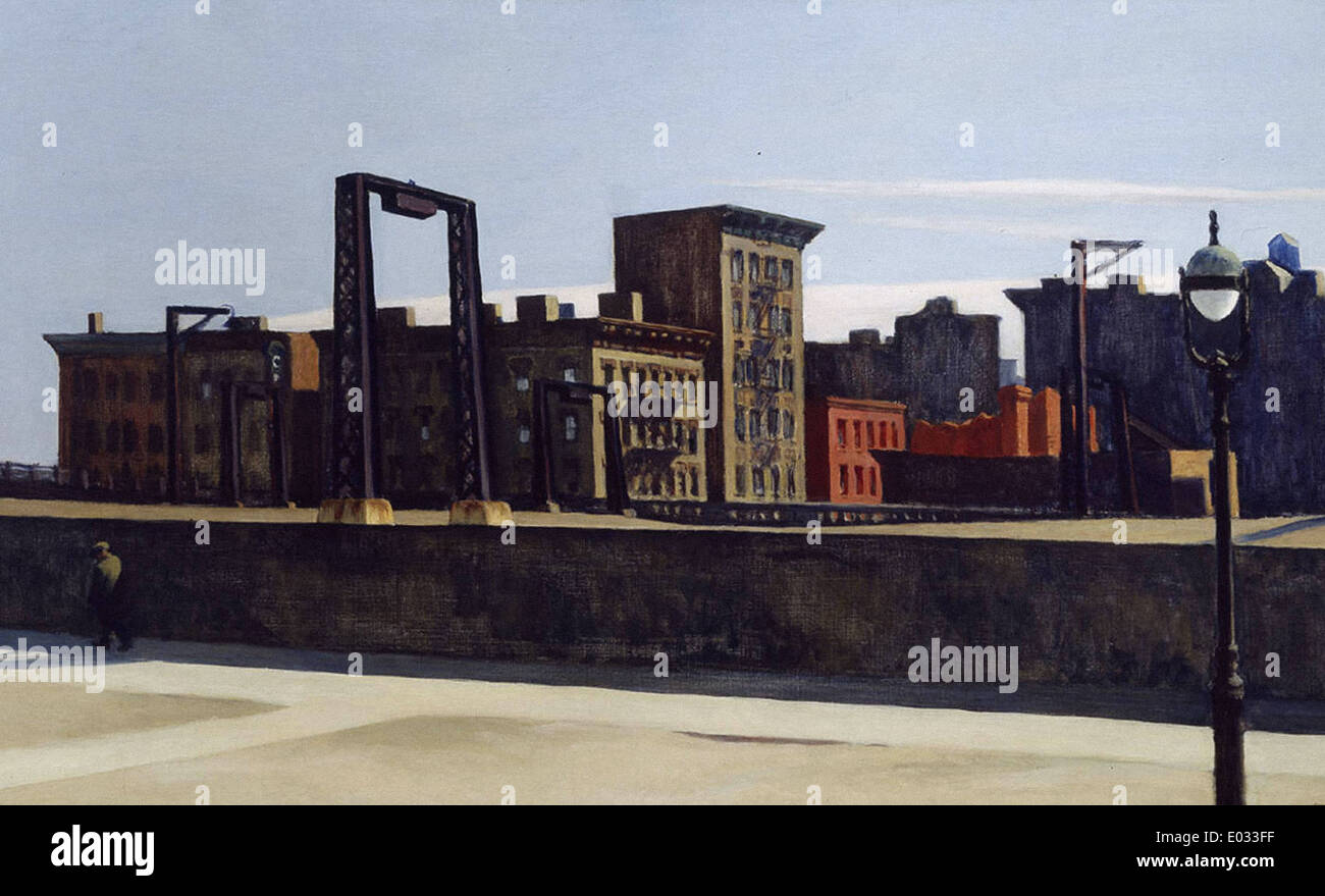 Edward Hopper Manhatten Bridge Loop Stock Photo - Alamy