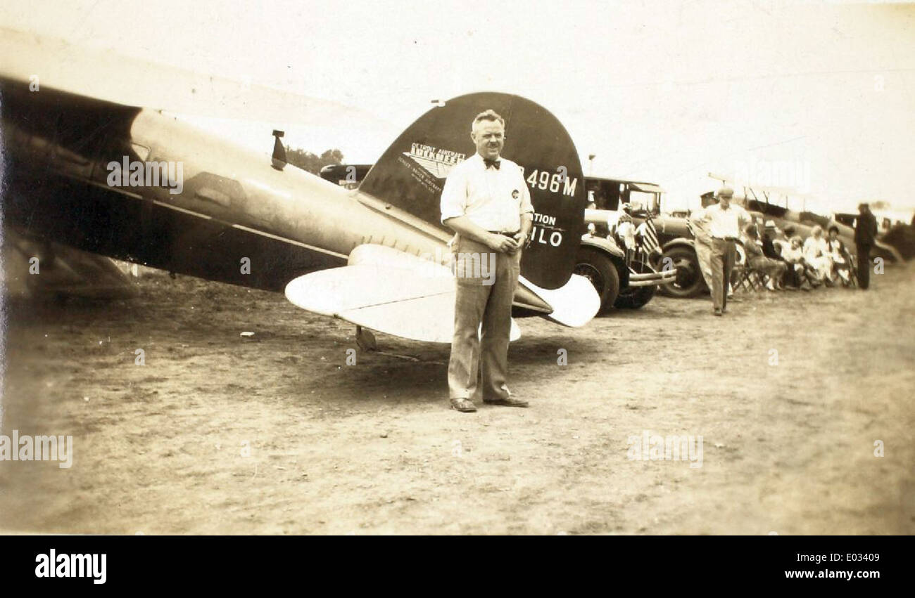 A photo of the Lockheed Model 5A Vega, registered NR496M, an important ...