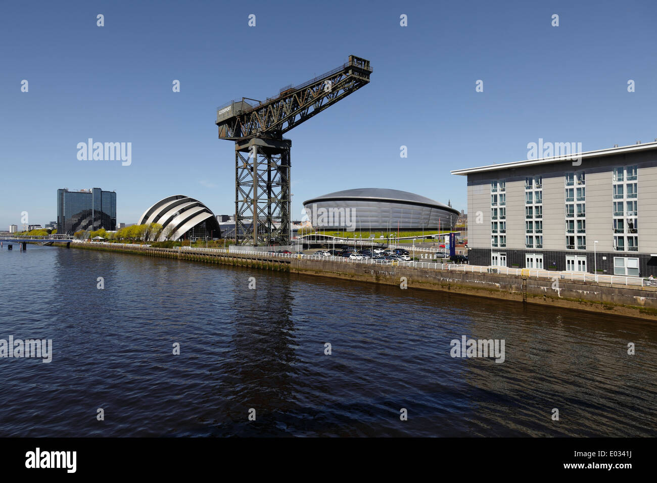 Buildings on the North Bank of the River Clyde at the SEC Complex in ...