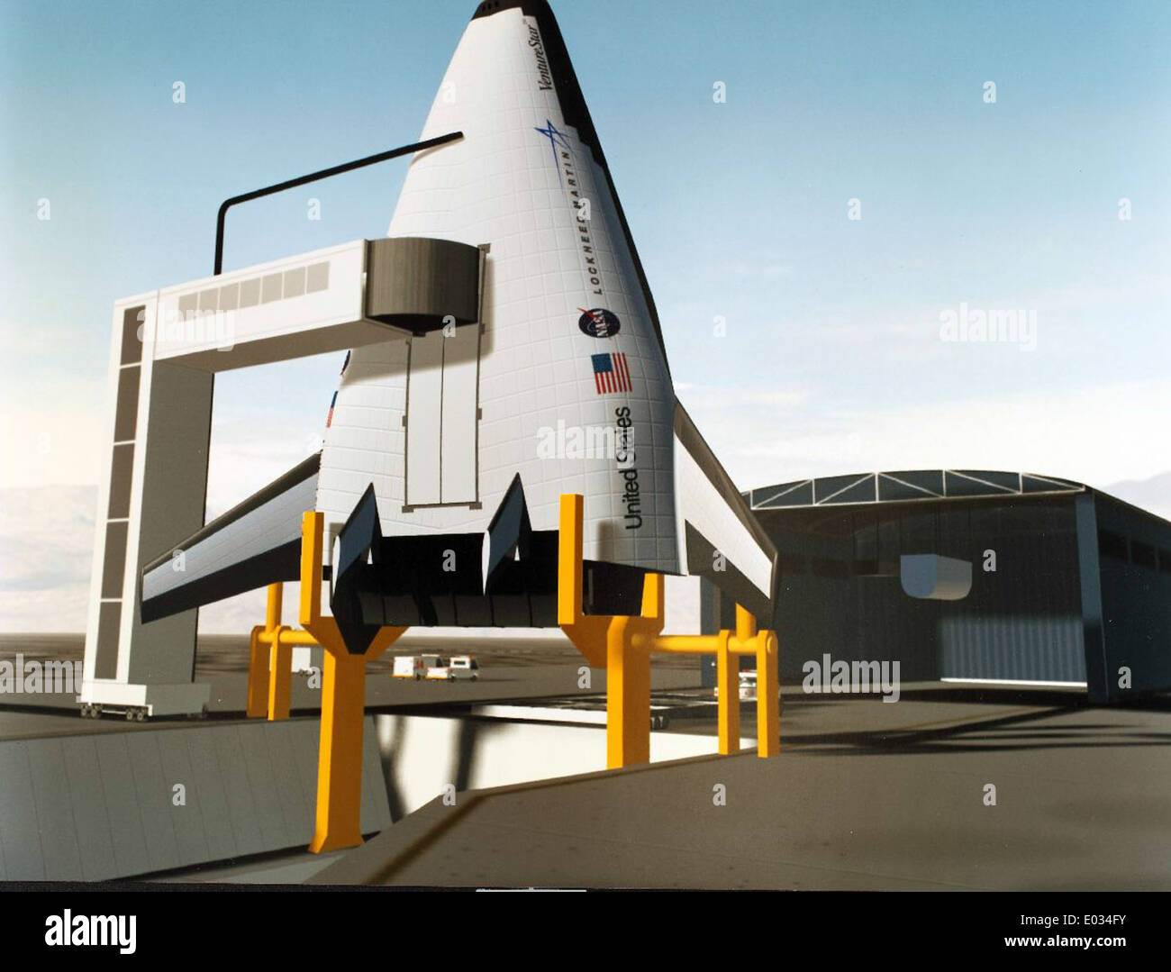 The Lockheed Martin X-33 was a prototype reusable spaceplane developed ...