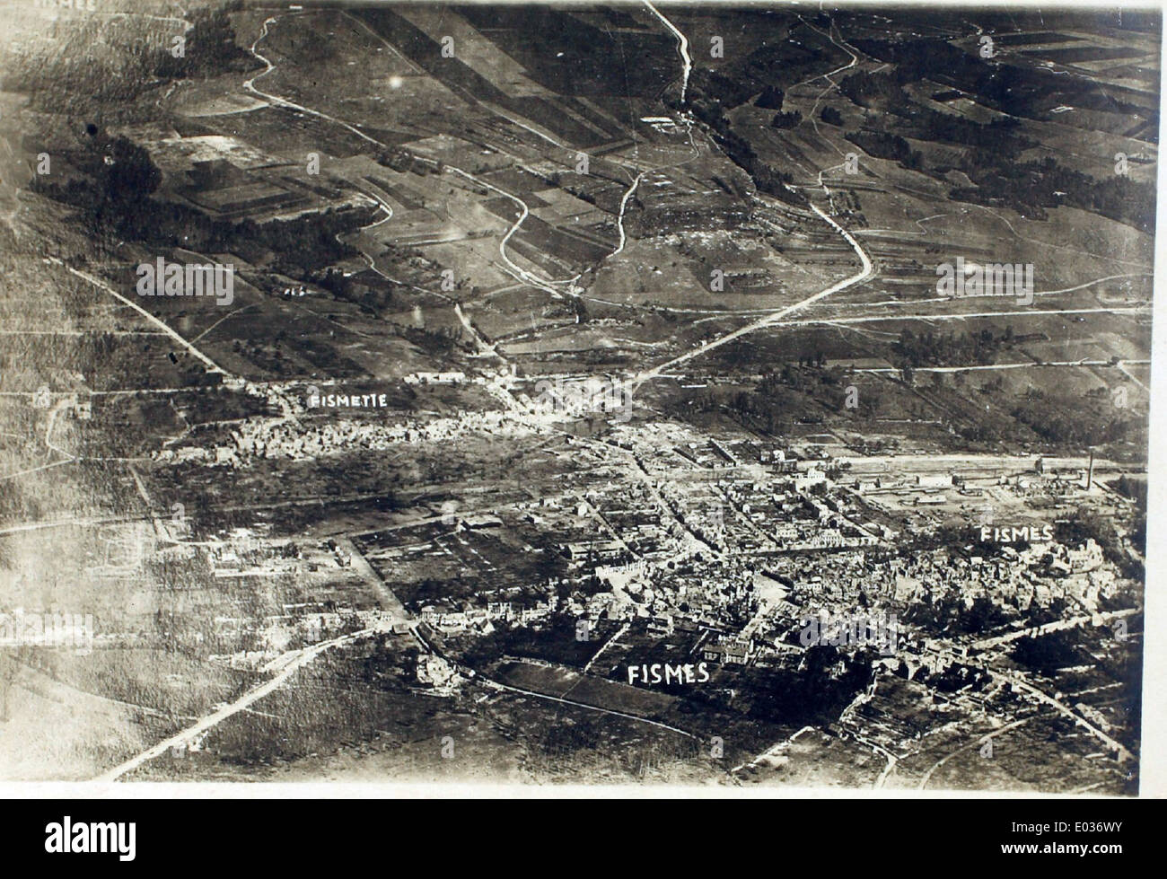 This photo from the 5th Aero Group, taken during World War I, shows the ...