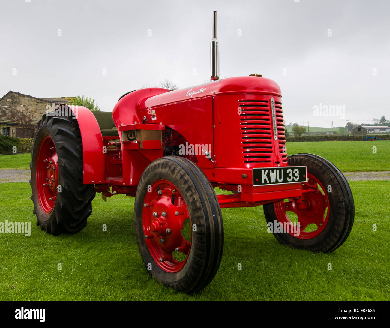 David Brown 1951 Cropmaster Diesel vintage tractor Stock Photo - Alamy