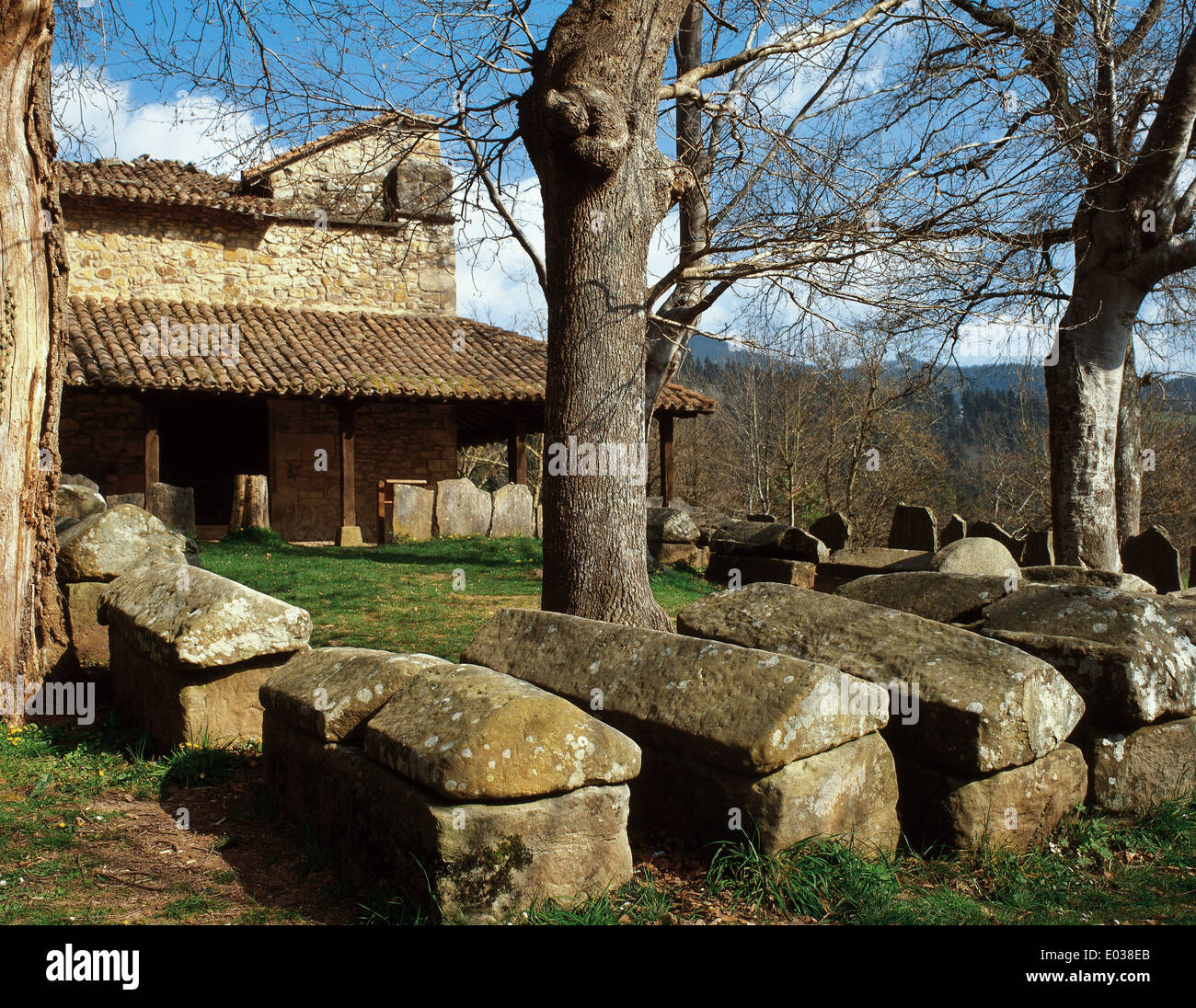 Spain. Basque Country. Argineta necropolis. Formed by about 20 ...