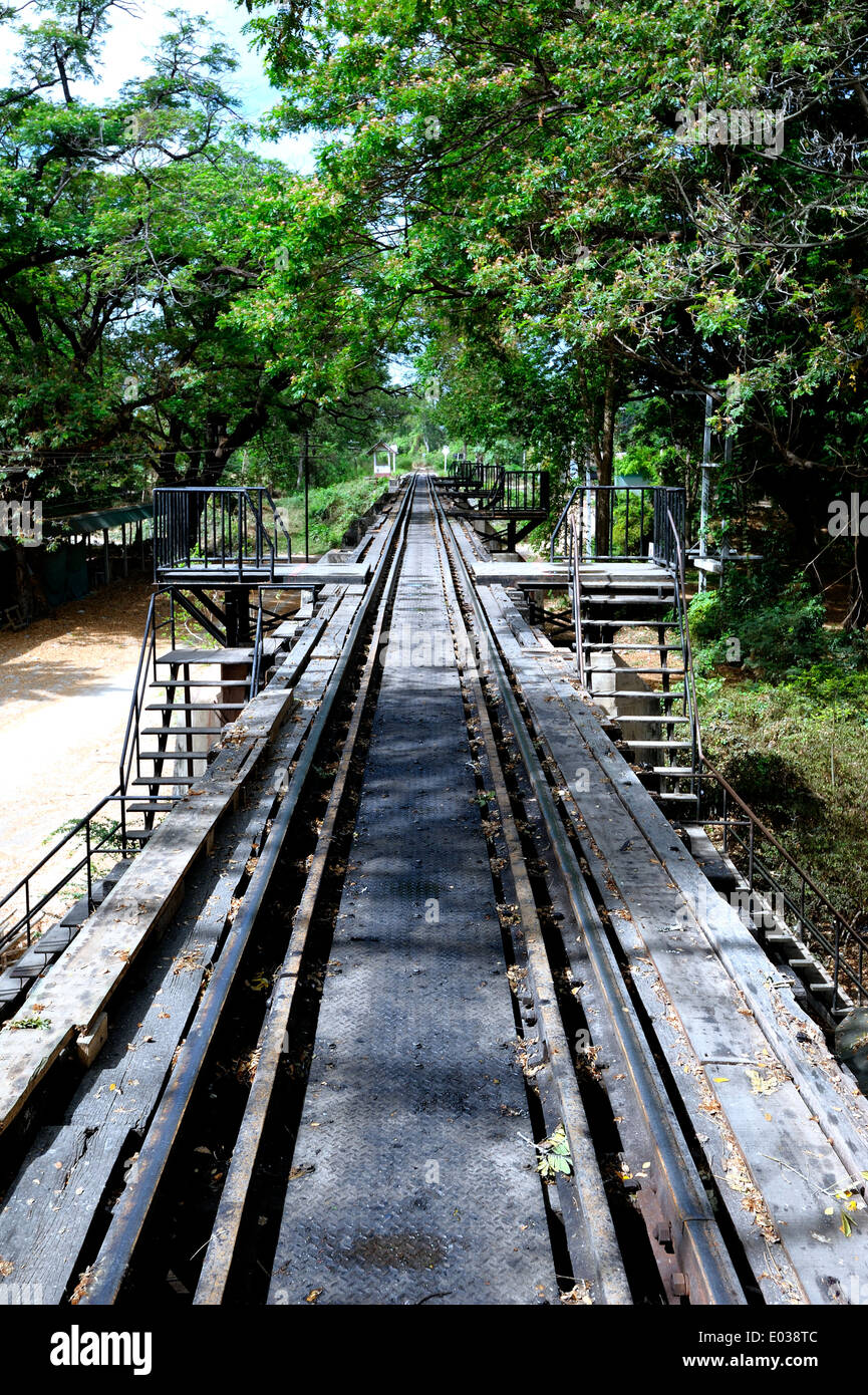 Railway in to the Forest Stock Photo - Alamy