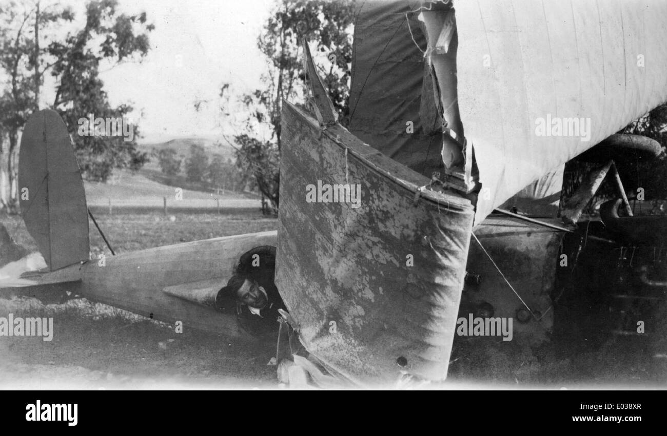 The Waco 9, a biplane used for civil and military purposes, was rigged ...