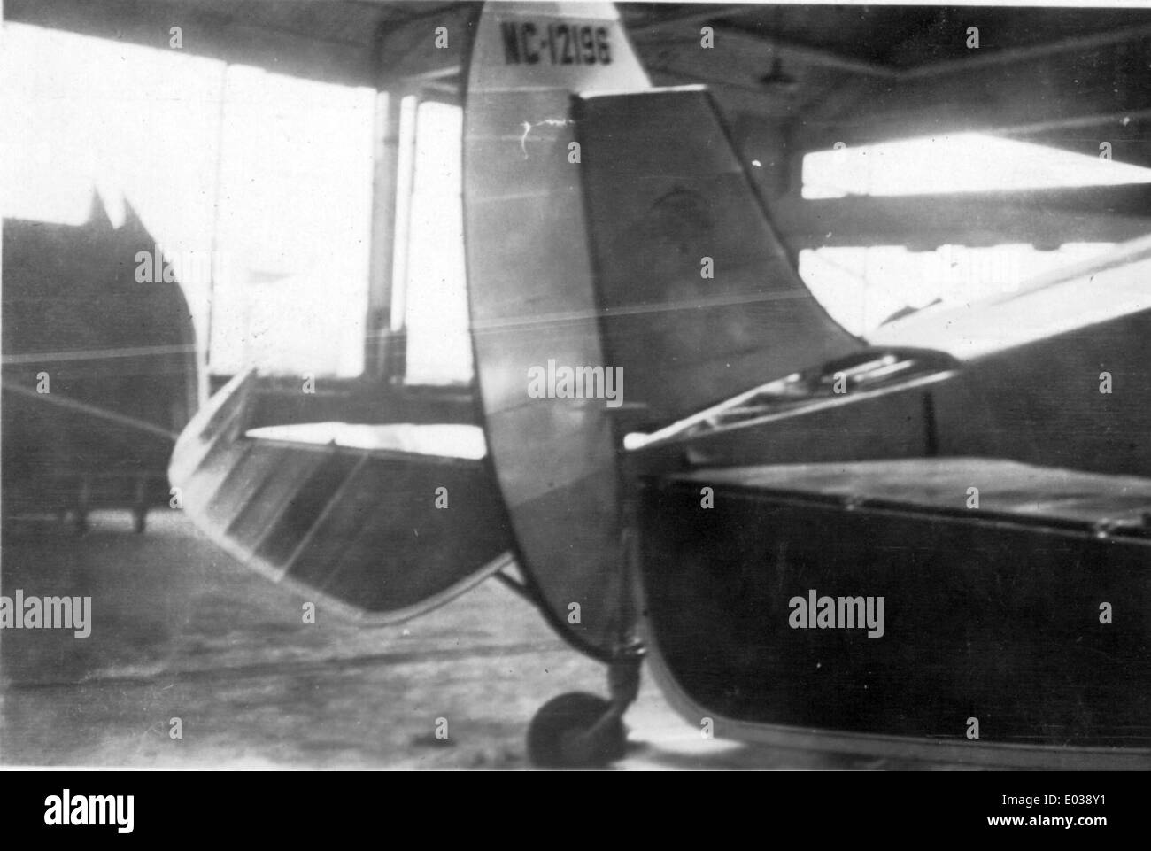 The Stinson U, NC12196, photographed at the Stinson aircraft plant, was ...
