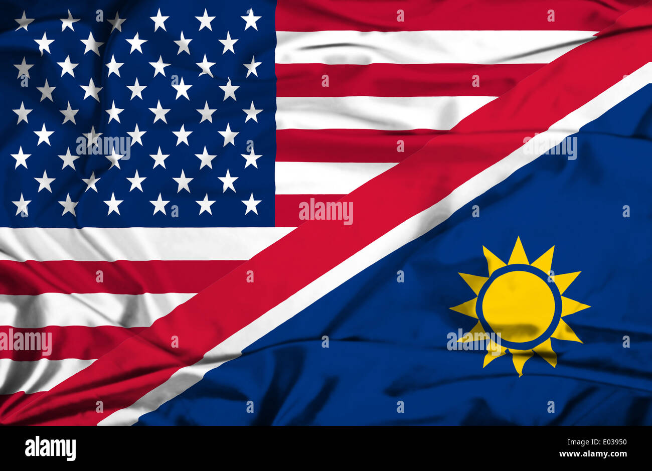 Usa namibia flag hi-res stock photography and images - Alamy
