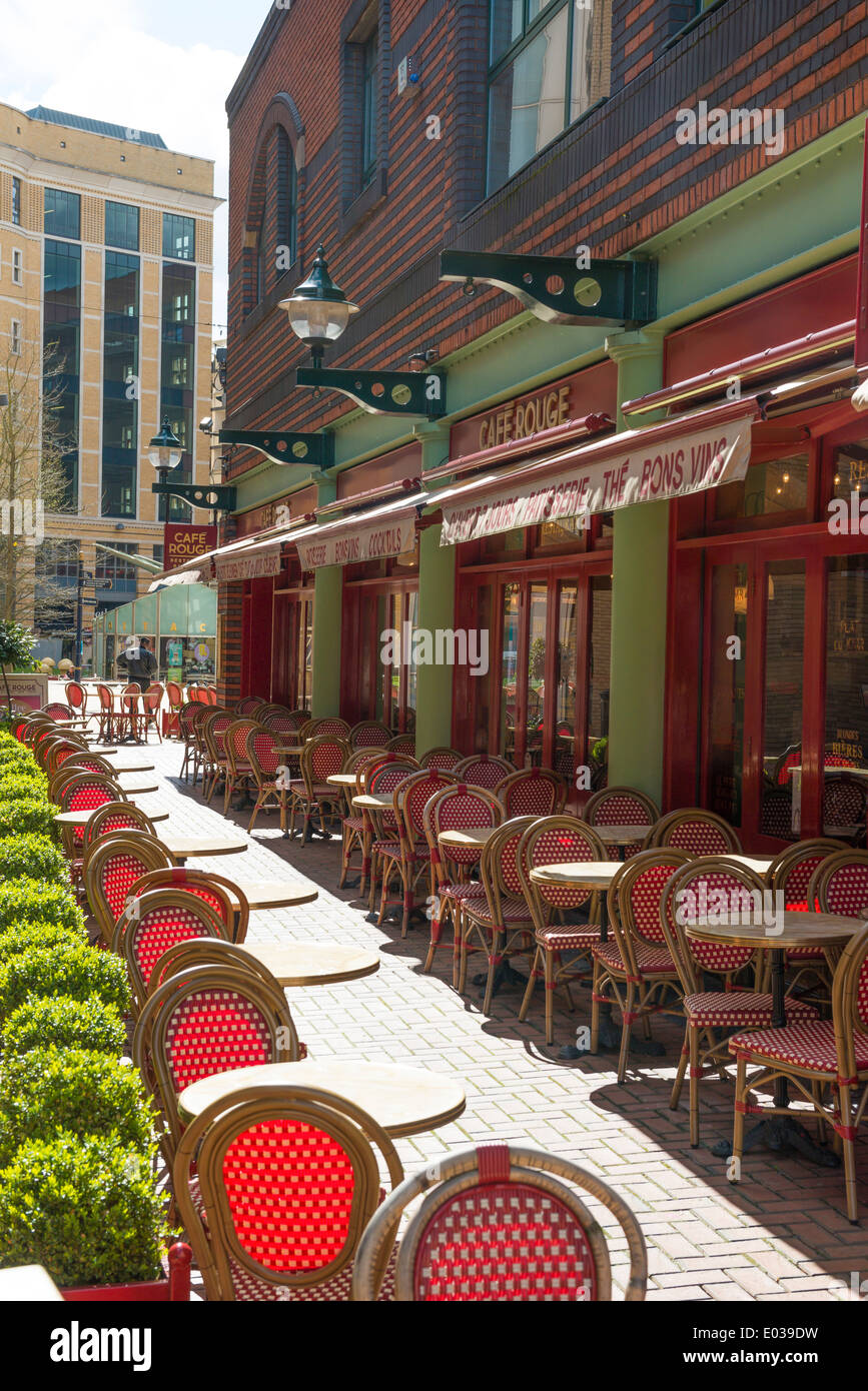 Cafe Rouge, Brindleyplace, Birmingham Stock Photo - Alamy