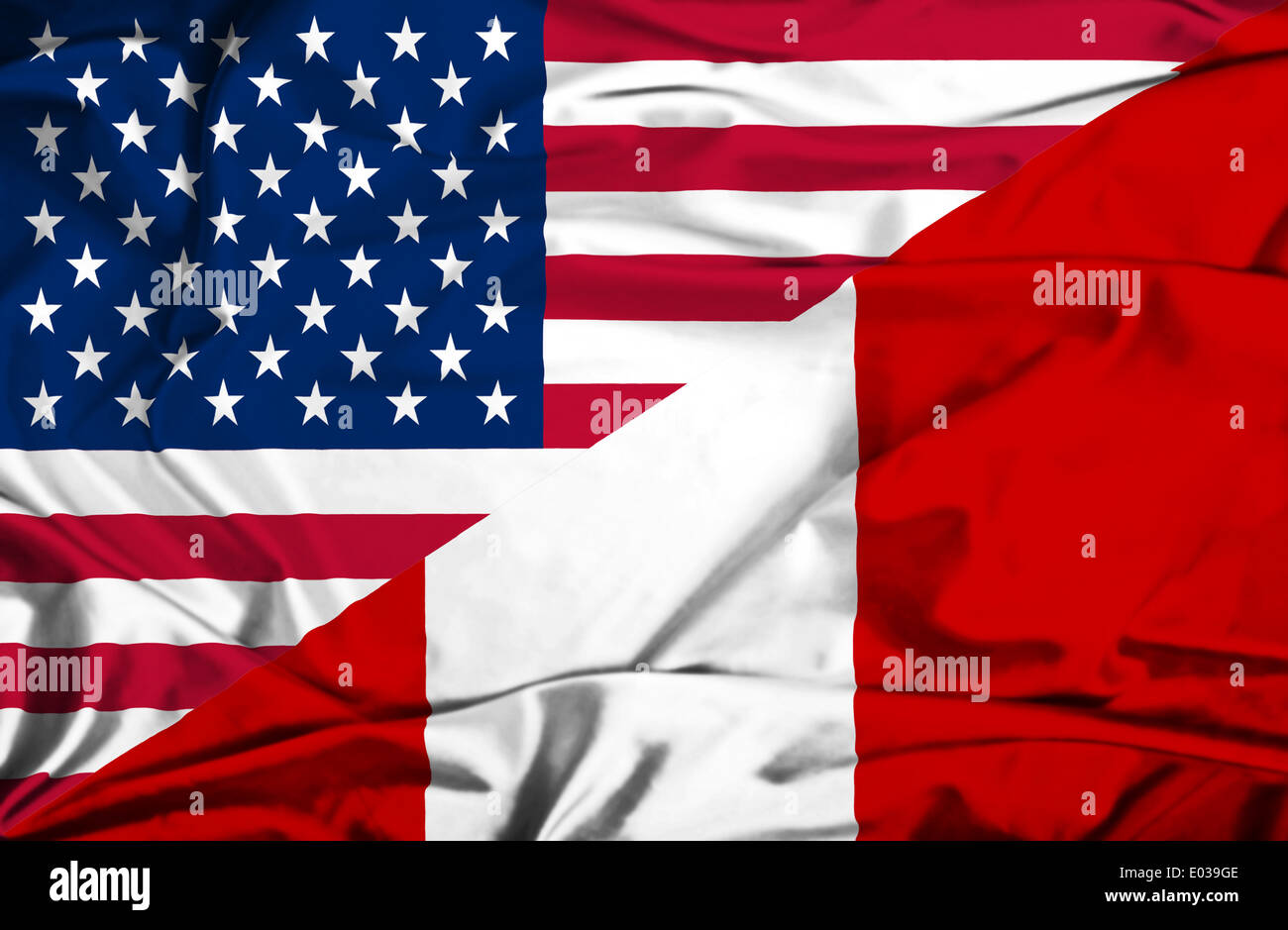 Peruvian flag peru usa hi-res stock photography and images - Alamy