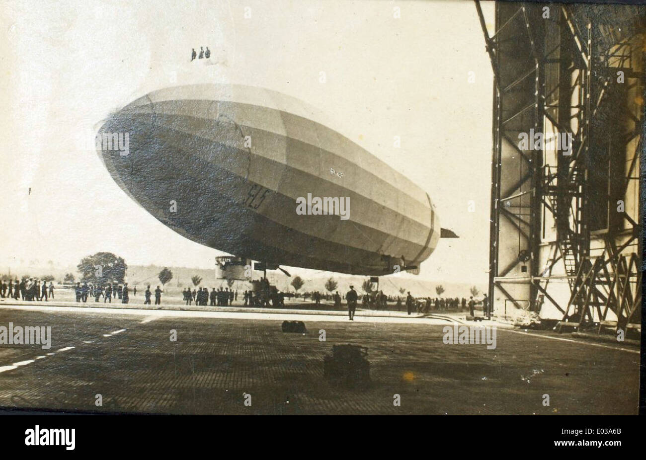 The Zeppelin was a German rigid airship used primarily for ...