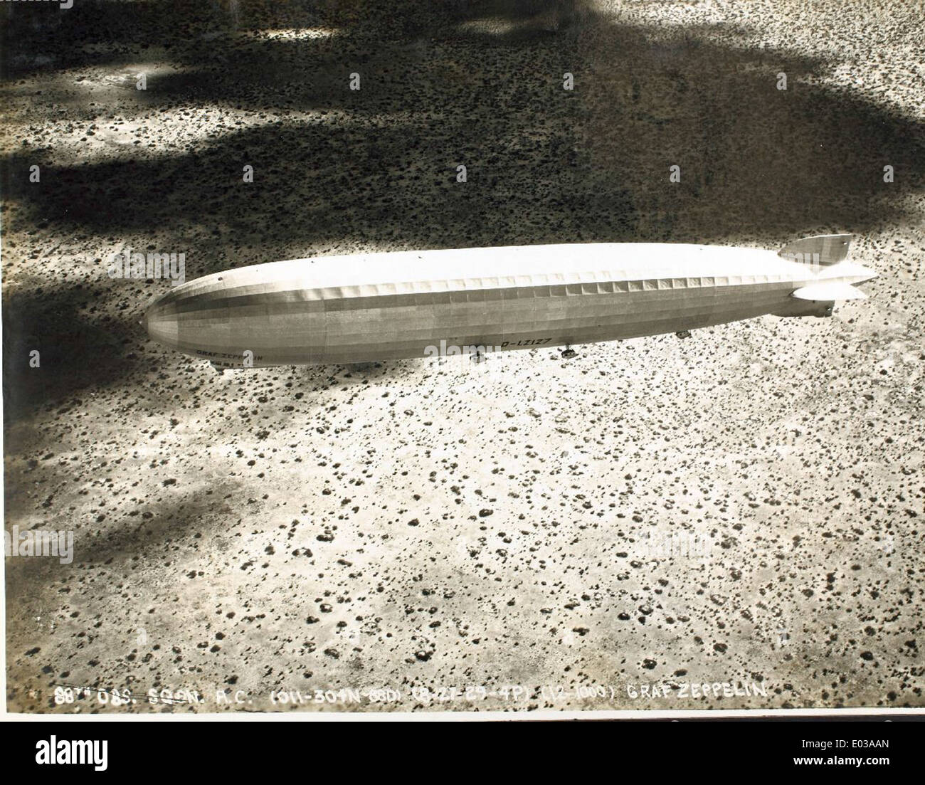 The Zeppelin LZ 127 Graf Zeppelin, operated by Deutsche Zeppelin ...