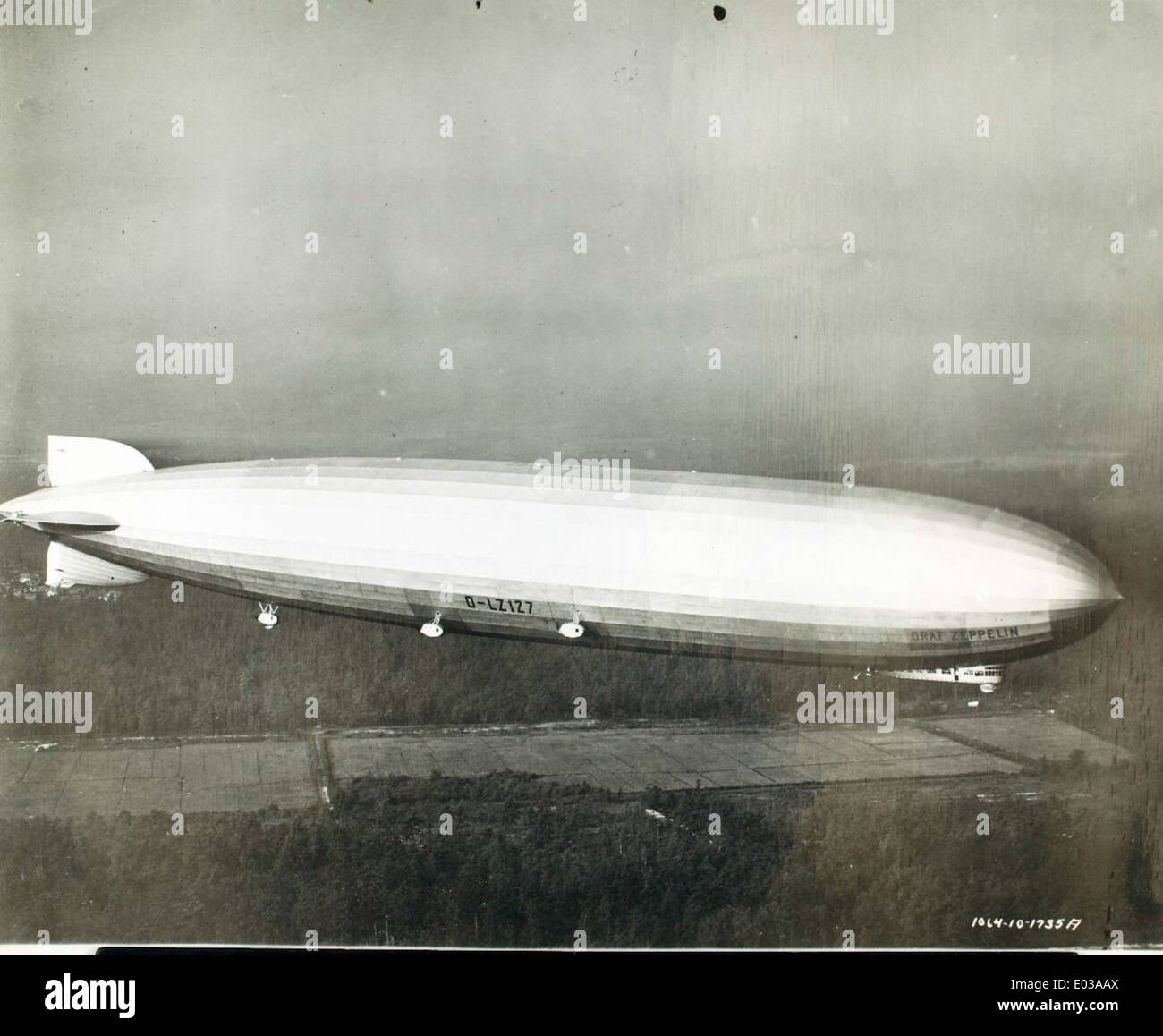 The Zeppelin LZ 127, also known as the Graf Zeppelin, was a German rigid airship used in ...