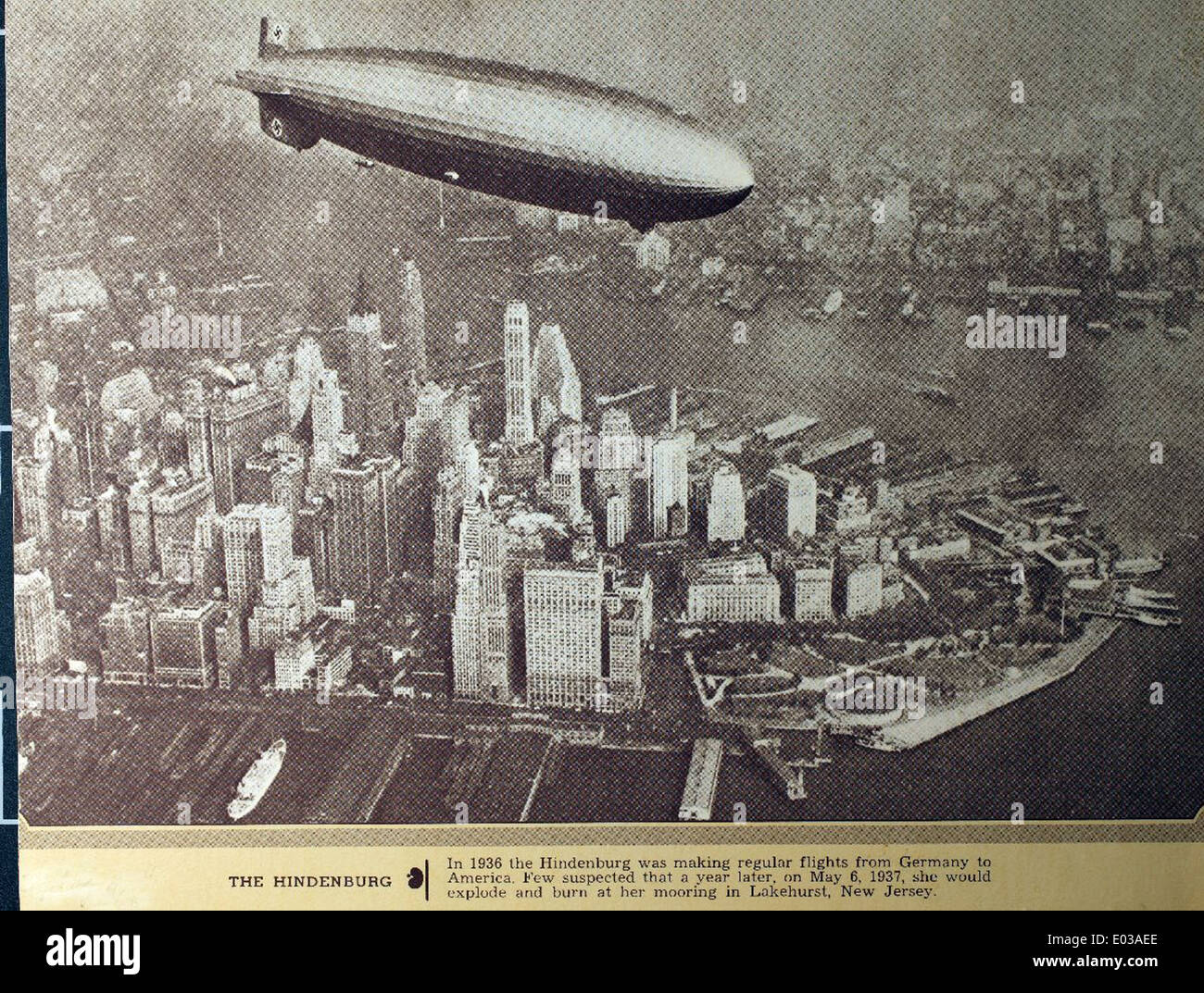 The Hindenburg, a German passenger airship, famously caught fire and ...