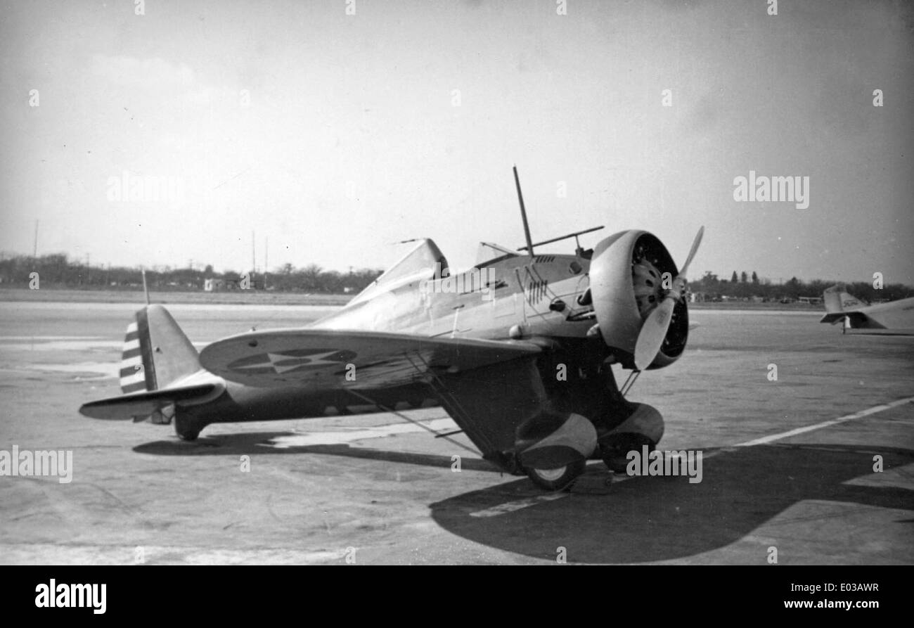 The Boeing P-26 Peashooter was the first all-metal monoplane used by ...