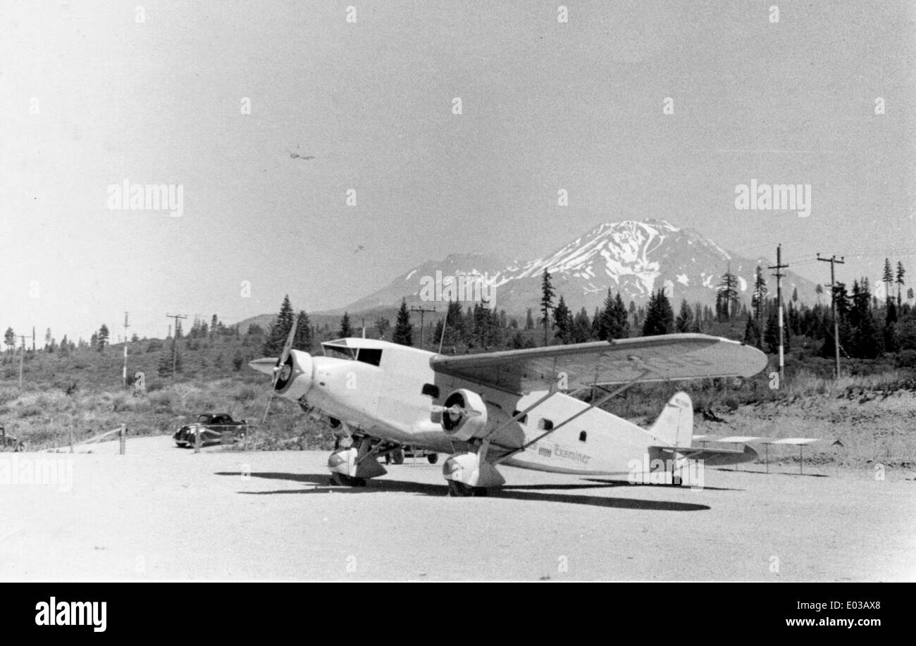 This image shows a Stinson U aircraft, registered NC12196, photographed ...