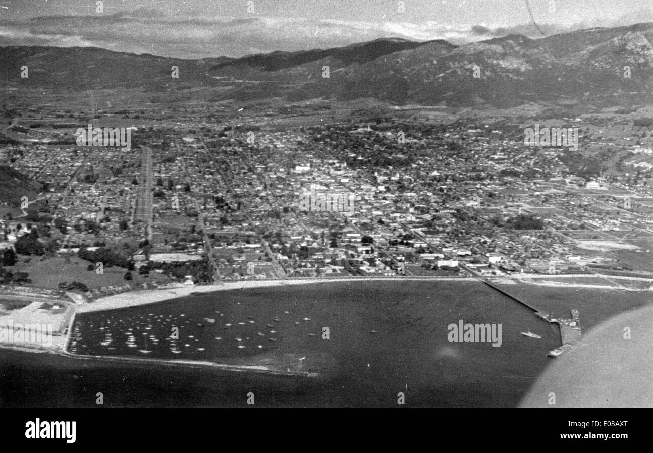 Santa barbara landmarks Black and White Stock Photos & Images - Alamy