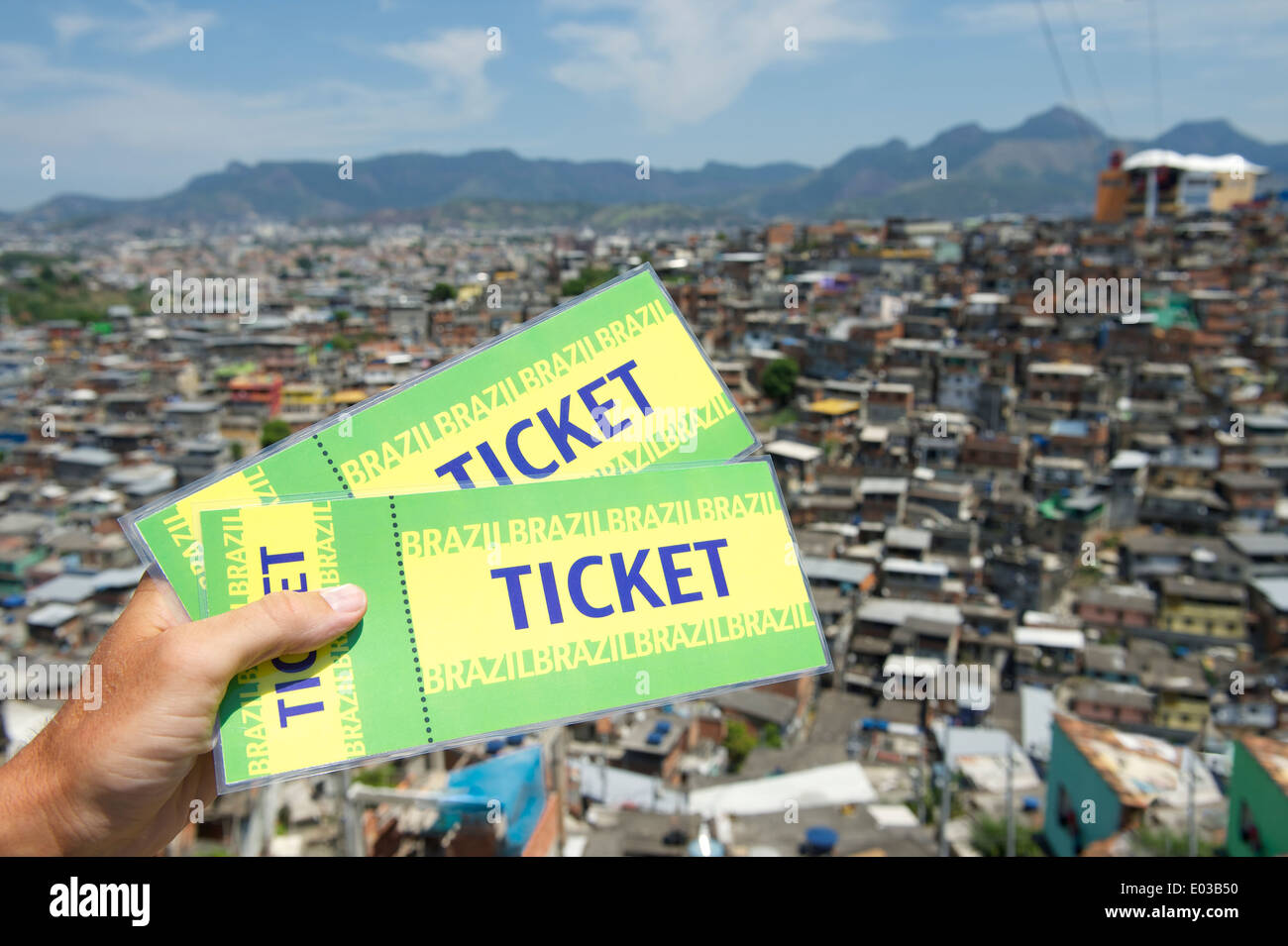Ticket for the brazil hi-res stock photography and images - Alamy