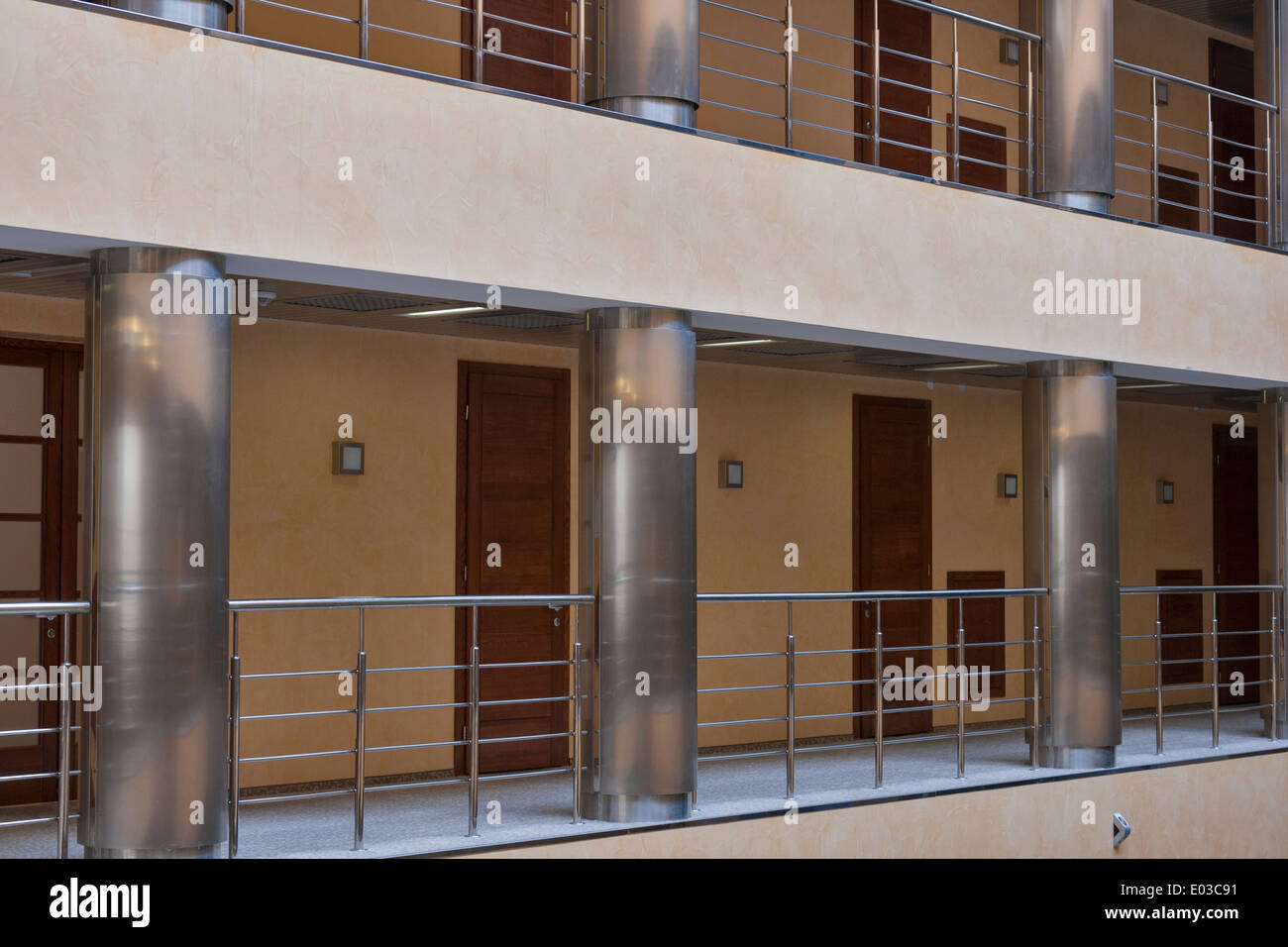 Steel corridor hi-res stock photography and images - Alamy