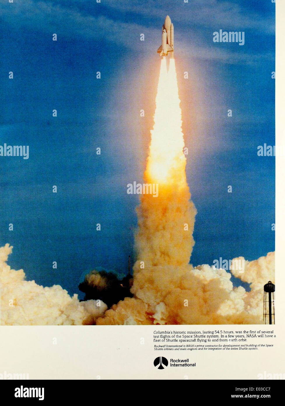 This glossy photo captures the historic Space Shuttle Program, which ...