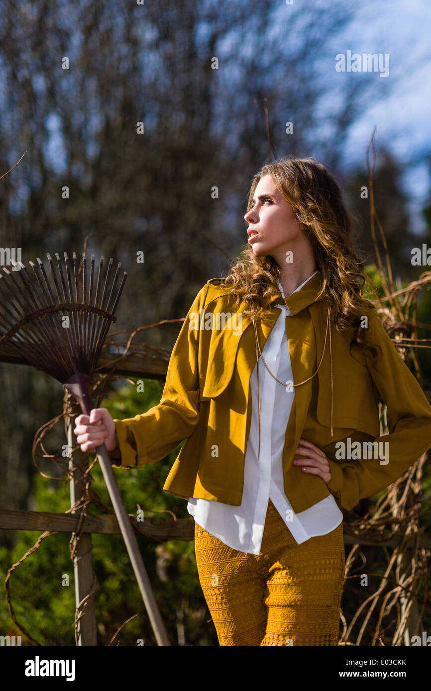 Spring rake hi-res stock photography and images - Alamy