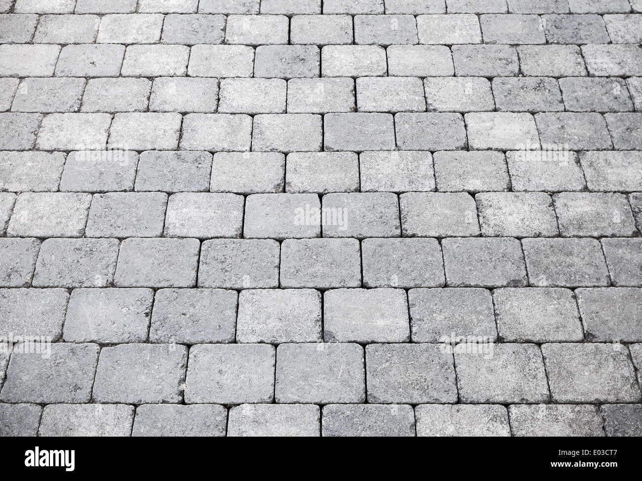 Gray brick pavement perspective, background photo texture Stock Photo ...