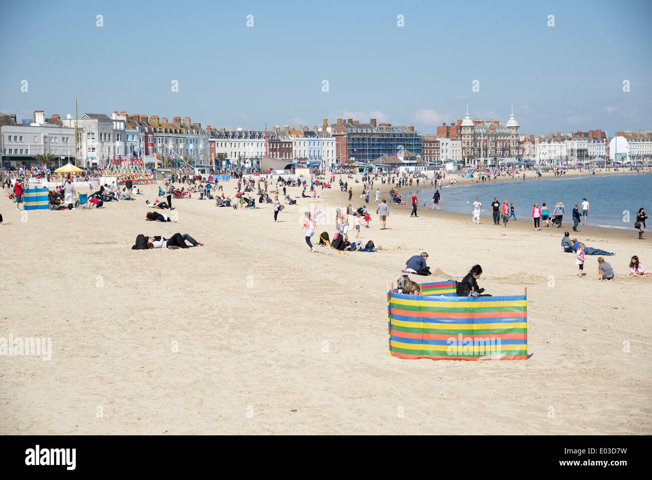 Weymouth beach hi-res stock photography and images - Alamy