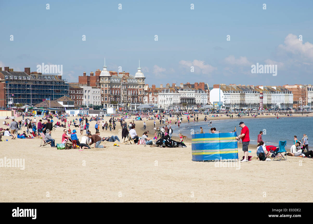 Weymouth beach hi-res stock photography and images - Alamy